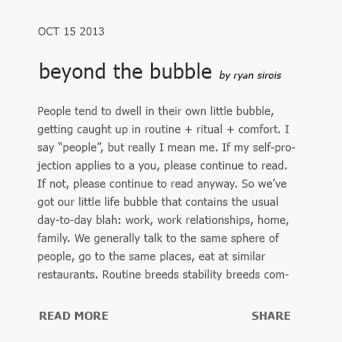 beyond the bubble - Helium Creative