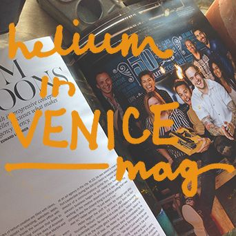 helium creative in VENICE MAG - Helium Creative