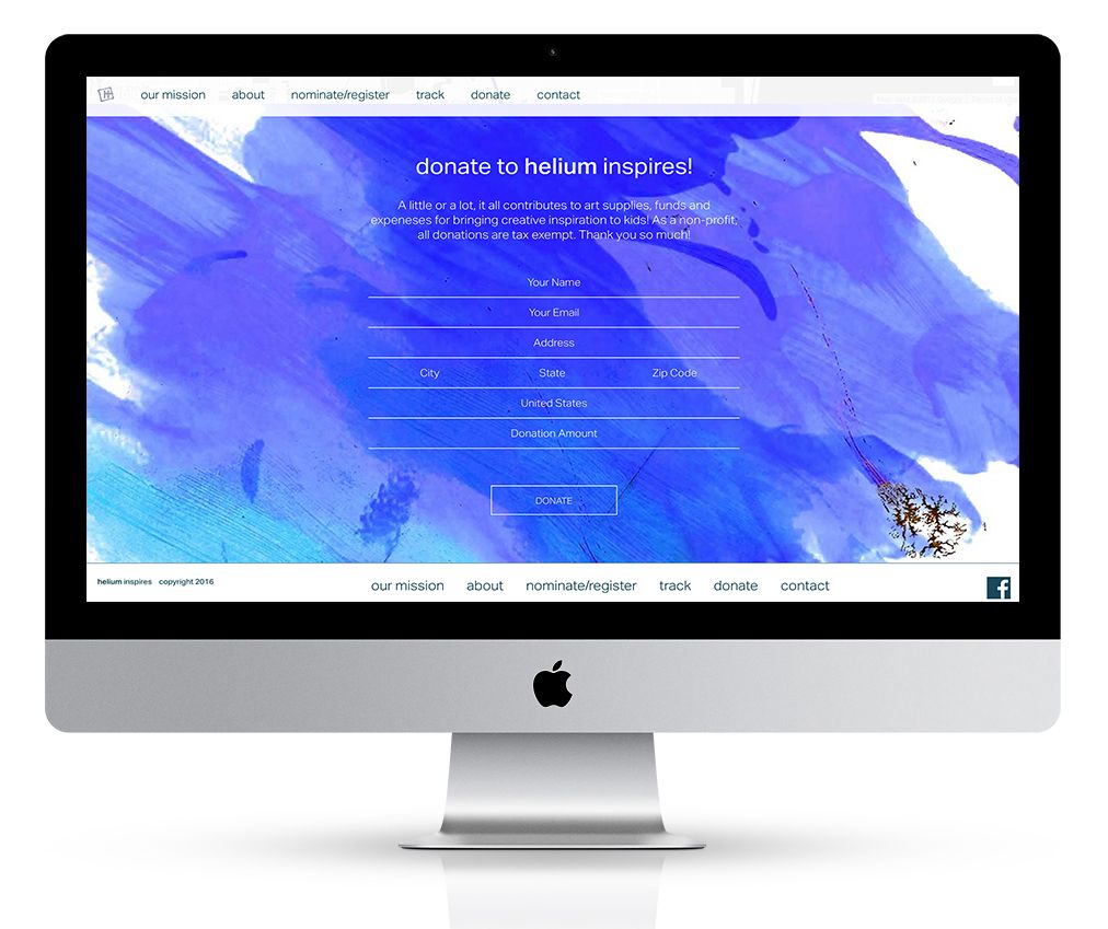 helium inspires // website launch - Helium Creative