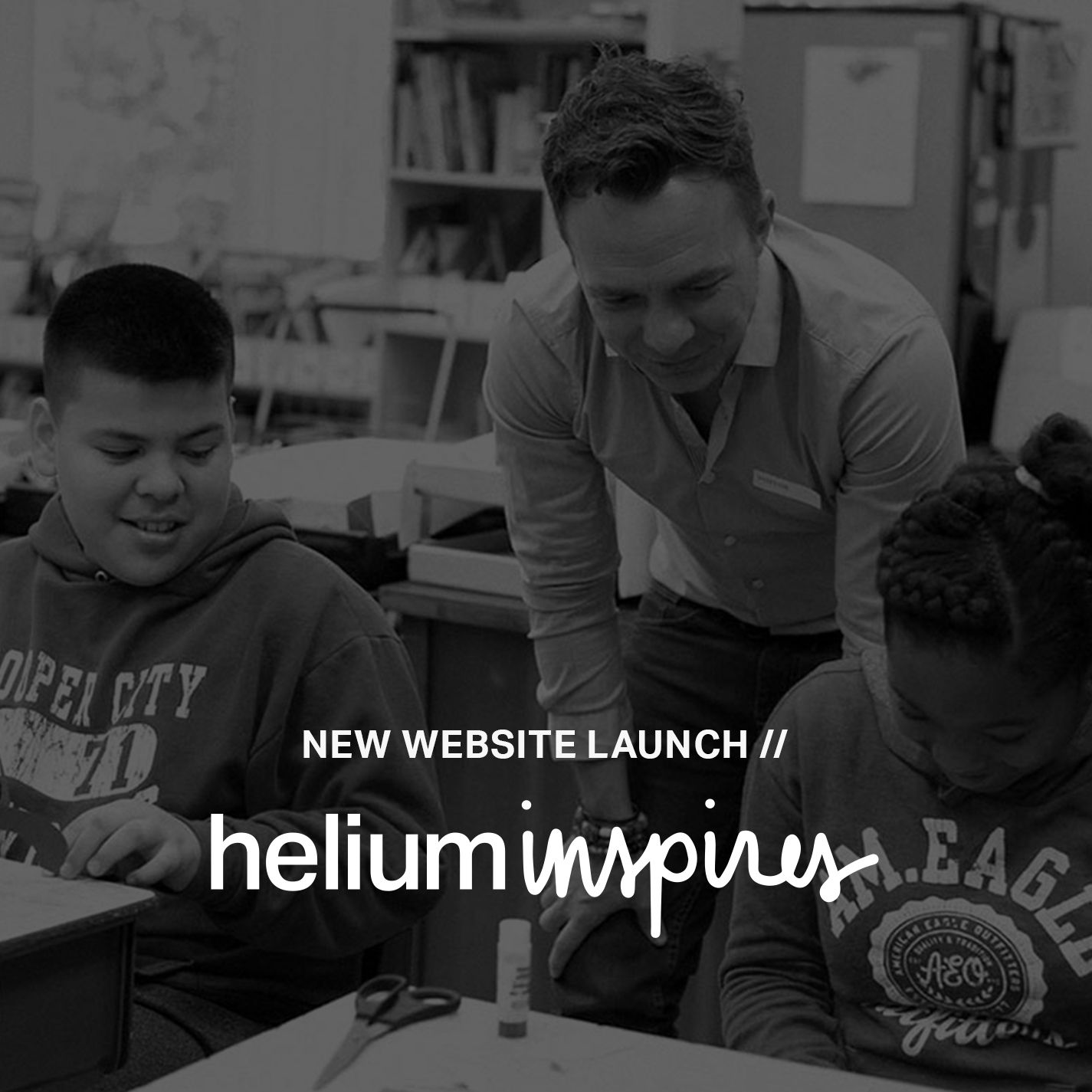helium inspires // website launch - Helium Creative